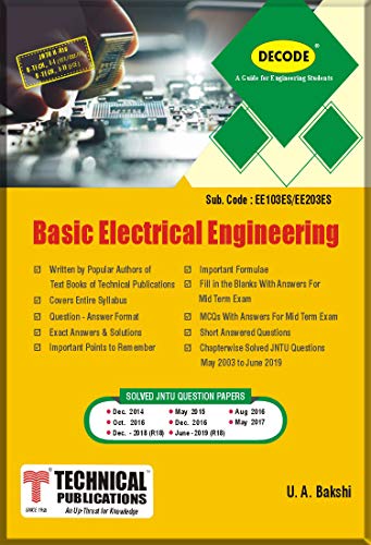 DECODE-Basic Electrical Engineering JNTU H B.TECH by U.A. Bakshi | Goodreads