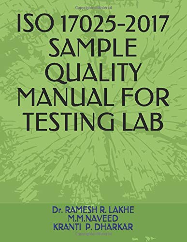 ISO 17025-2017 SAMPLE QUALITY MANUAL FOR TESTING LAB by Dr RAMESH ...