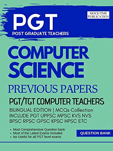 PGT कंप्यूटर साइंस प्रीवियस पेपर्स - PGT Teacher’s Computer Science ...