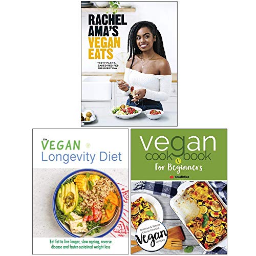 Rachel Ama Vegan Eats [Hardcover], Vegan Longevity Diet, Vegan Cookbook ...