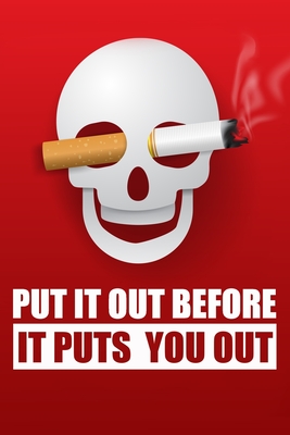 Put it out before it puts you out: Quit Smoking Journal Planner Tracker ...