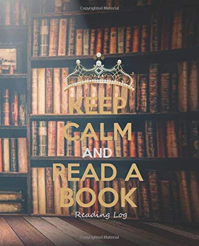 Reading Log: Reading organizer journal notebook 7.5"x9.25", keep track ...