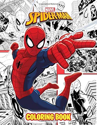 Spider-Man Coloring Book: Great Coloring Book for Kids and Any Fan of ...
