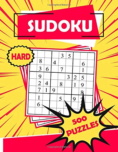 Sudoku Hard 500 Puzzles: Sudoku Puzzle Book - 500 Puzzles and Solutions ...