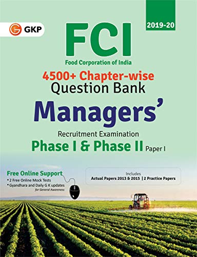 FCI Manager Phase I & Phase II (Paper 1) - Chapterwise Question Bank by ...