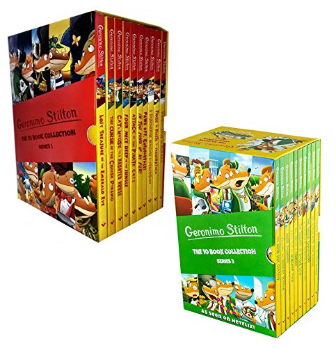 Geronimo Stilton Series 1 and 2: 20 Books Collection Set by Geronimo ...