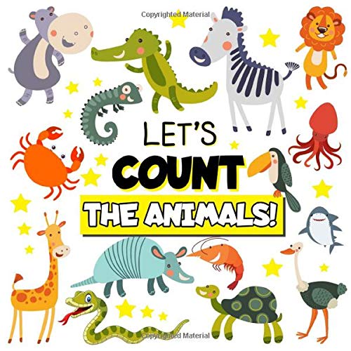 Let's Count the Animals!: A Fun Picture Puzzle Book for 2-5 Year Olds ...