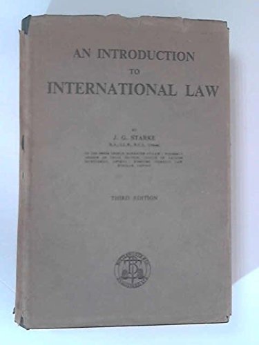 Introduction to International Law by J.G. Starke | Goodreads