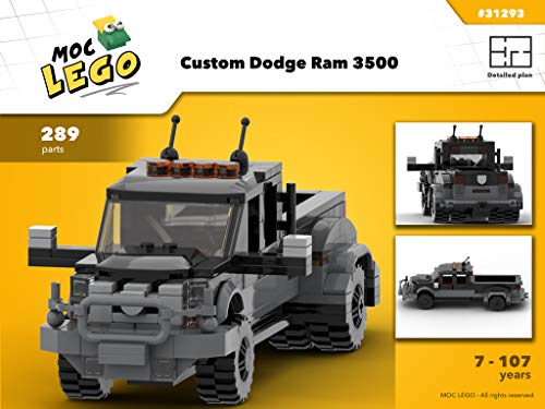 Custom Dodge Ram 3500 (Instruction Only): MOC LEGO by Bryan Paquette ...