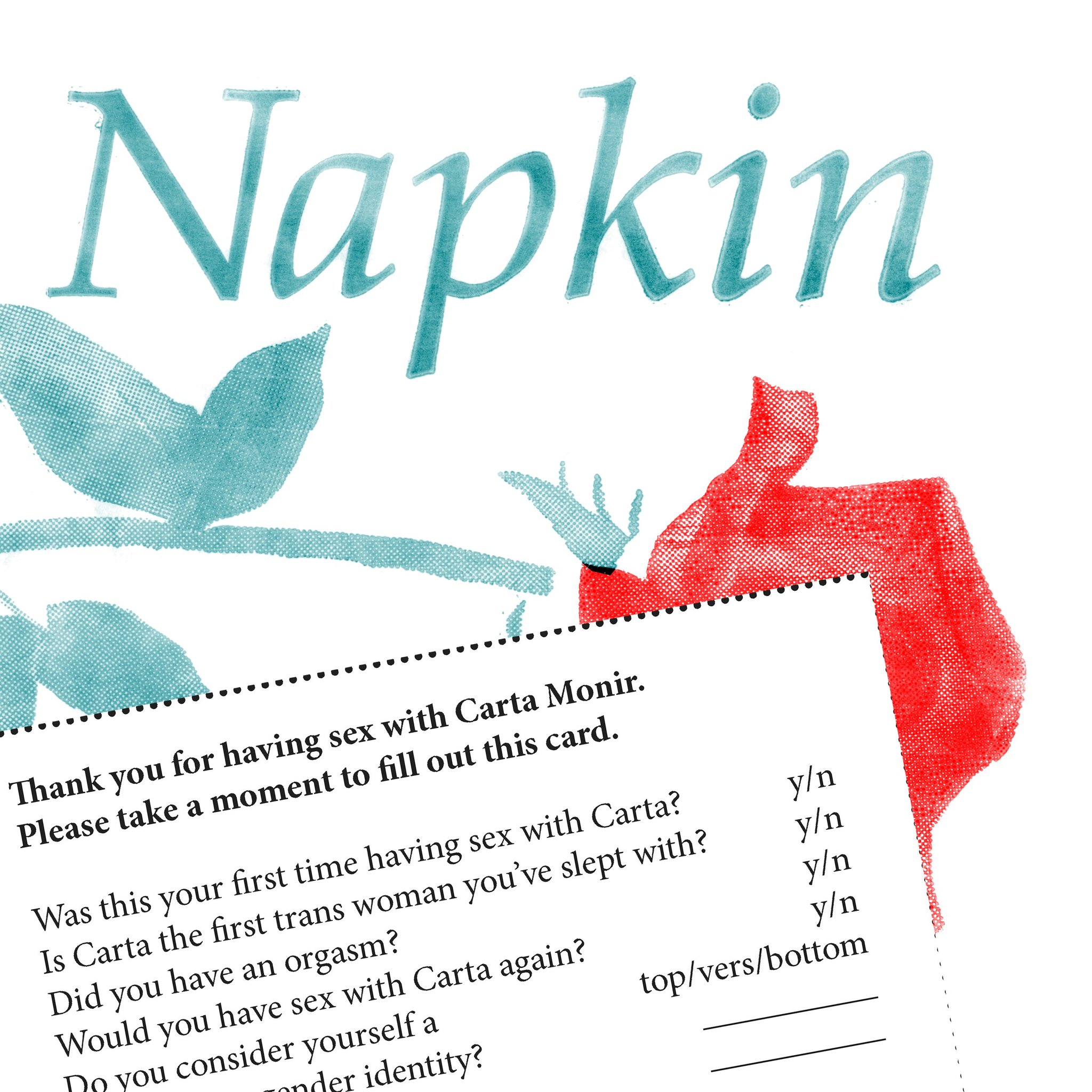 Napkin by Carta Monir | Goodreads