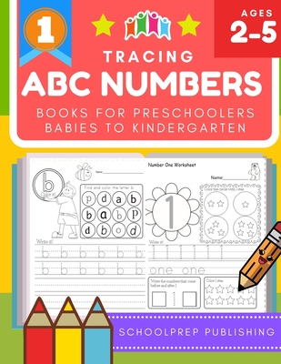 Tracing ABC Numbers Books for Preschoolers Babies to Kindergarten ...