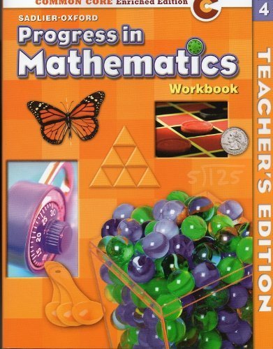 Progress in Mathematics Grade 4 Workbook - Teacher's Edition - Common ...