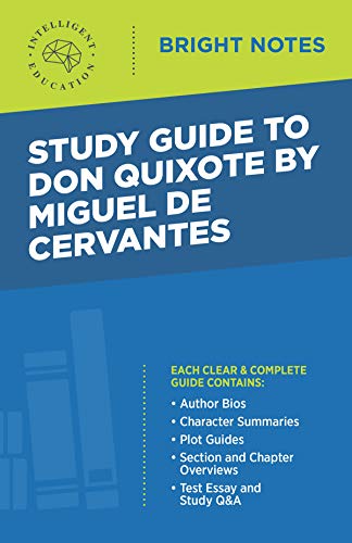 Study Guide to Don Quixote by Miguel de Cervantes by Intelligent ...