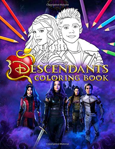 Descendants Coloring Book: Funny Descendants Coloring Books for Kids ...