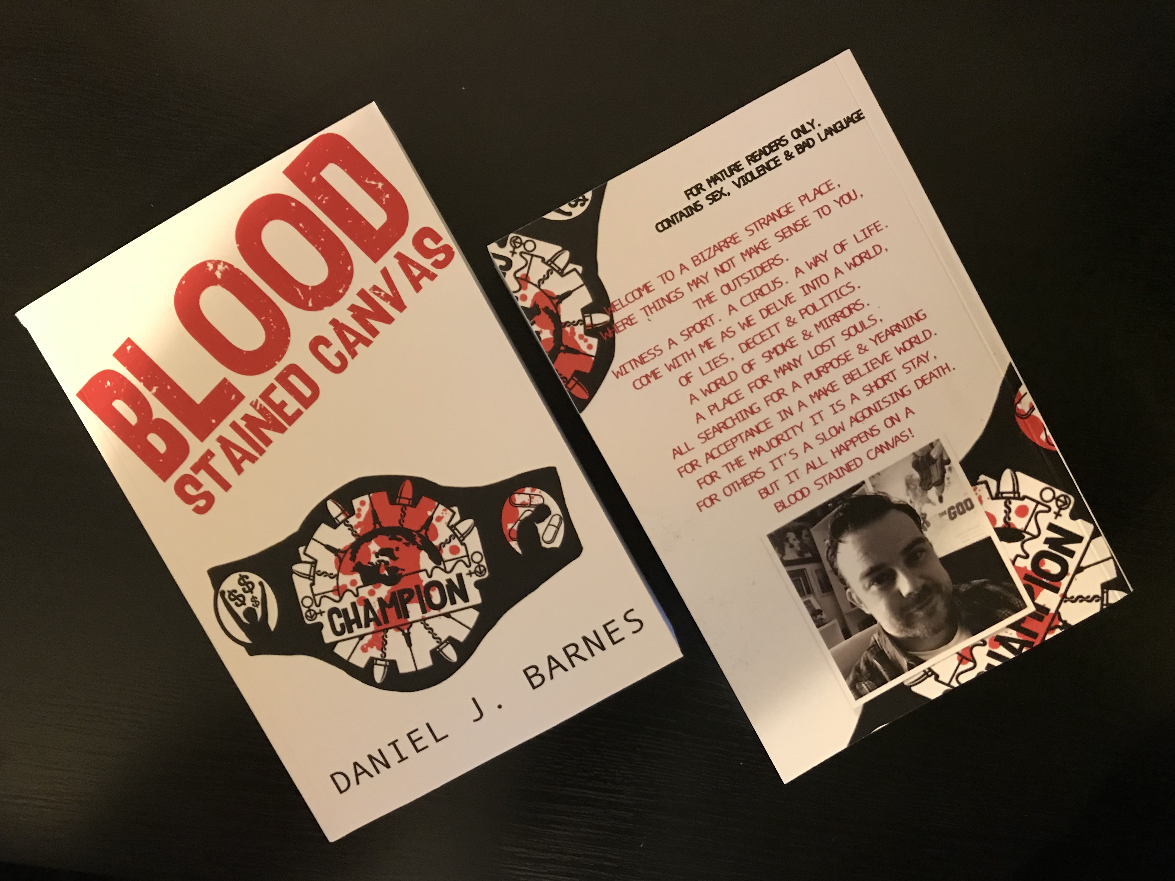 Blood Stained Canvas by Daniel J. Barnes | Goodreads