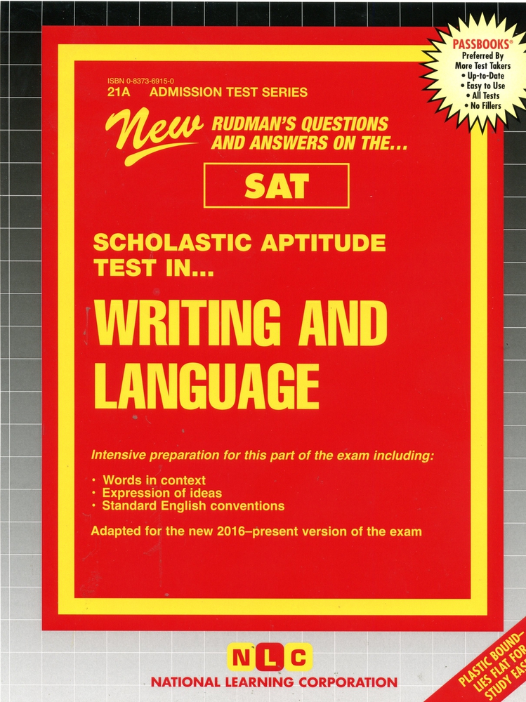 SAT Writing And Language Passbooks Study Guide Admission Test Series SAT Writing And Language Passbooks Study Guide Admission Test Series