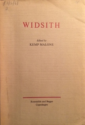 Widsith by Kemp Malone | Goodreads