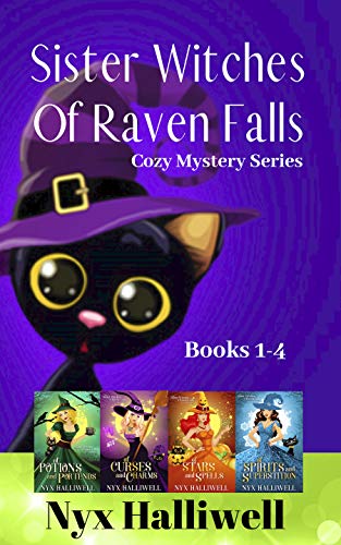 Sister Witches Of Raven Falls Cozy Mystery Series, Books 1-4 by Nyx ...
