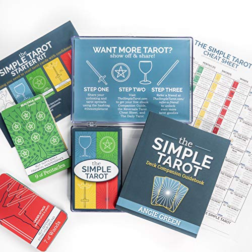 The Simple Tarot Deck Starter Kit: Beginner Tarot Cards and Guidebook ...