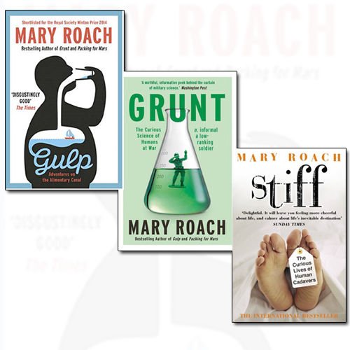 Science Books Mary Roach Collection 3 Books Bundle by Mary Roach ...