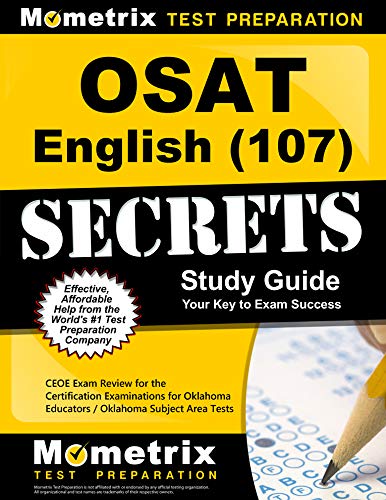 OSAT English (107) Secrets Study Guide: CEOE Exam Review for the ...