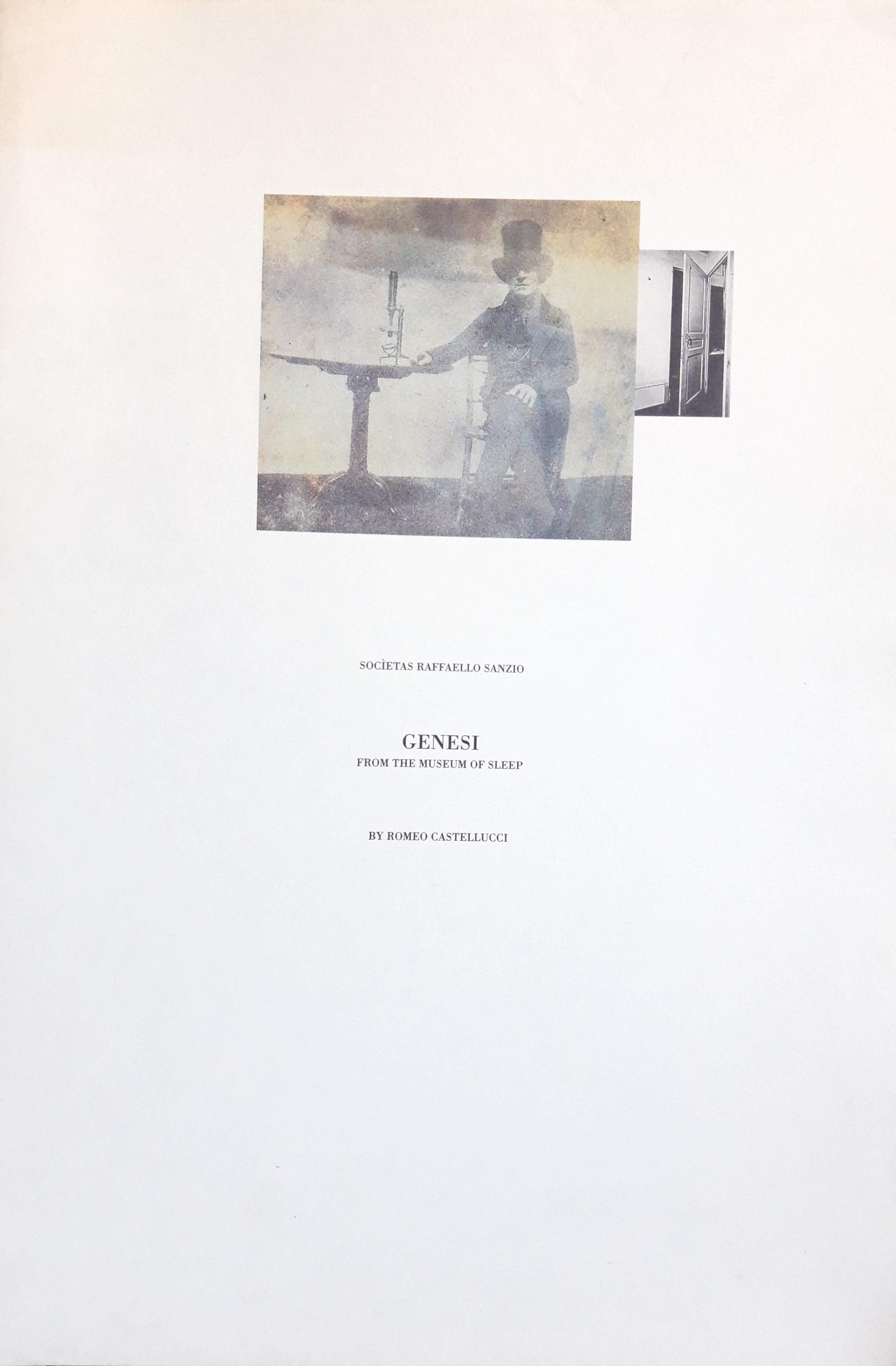 Genesi. From the Museum of Sleep by Romeo Castellucci | Goodreads