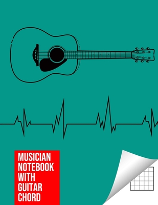 Musician Notebook with Guitar Chord - Guitar/Bass Fretboard Paper Cool ...