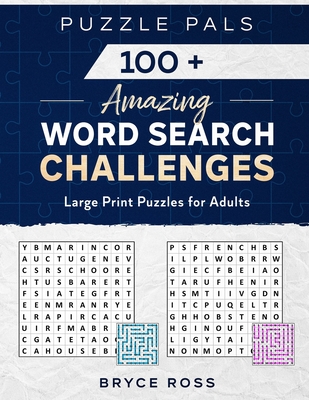 100+ Amazing Word Search Challenges: Large Print Puzzles For Adults by ...