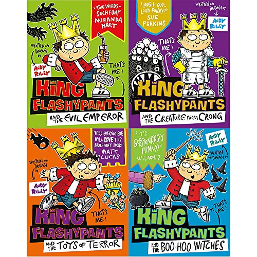 King flashypants collection 4 books set by andy riley by Andy Riley ...