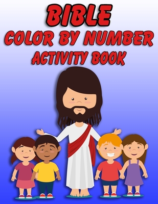 Bible Color by Number Activity Book: Bible Stories Inspired Coloring ...