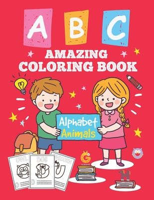 abc coloring books: Animal Alphabet Coloring, Toddler ABC coloring book ...