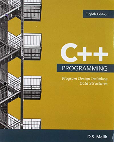 C++ Programming: Program Design Including Data Structures [with MindTap ...