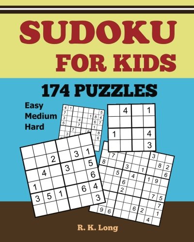 Sudoku For Kids: 174 Sudoku Puzzles For Kids on 4x4, 6x6, 8x8, 9x9 ...