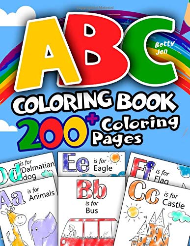 ABC coloring book. 200+ coloring pages: Color your first Alphabet! by ...