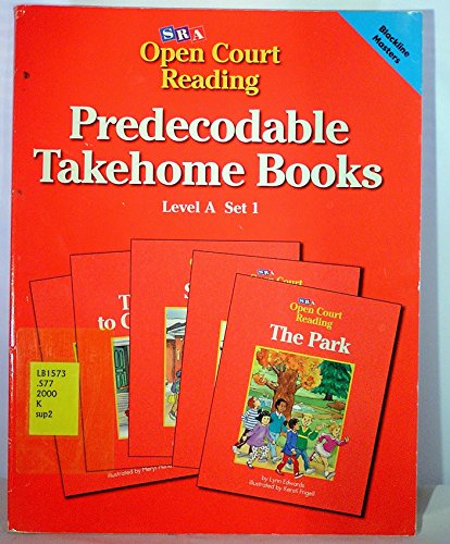 Open Court Reading Pre-Decodable Takehome Books Level A Set 1 Blackline ...