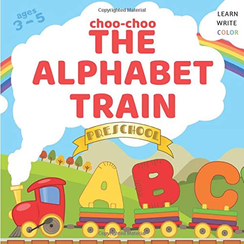 Choo-Choo The Alphabet Train: Simple Coloring and writing book , write ...