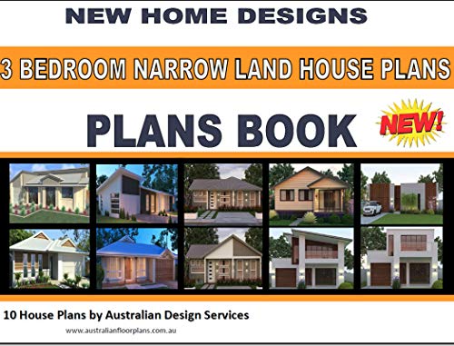 Narrow Land 3 Bedroom House Plans : 10 House Plans Book by Chris Morris ...