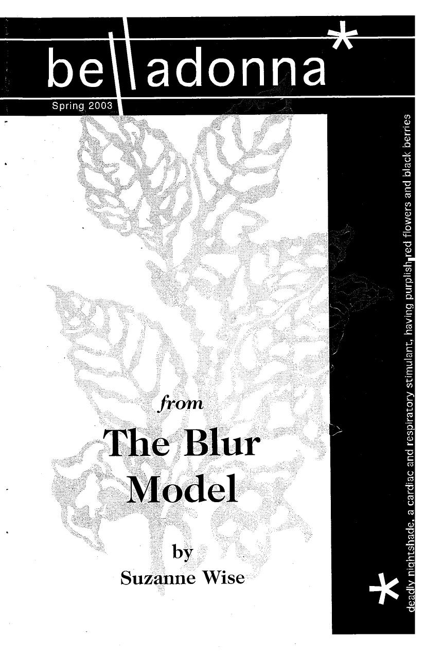 From The Blur Model by Suzanne Wise | Goodreads
