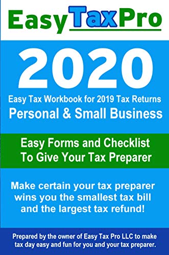 Easy Tax Pro 2020: Easy Tax Workbook for 2019 Tax Returns by Timothy L ...