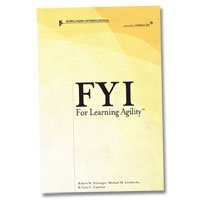 FYI for Learning Agility: by Michael M. Lombardo | Goodreads