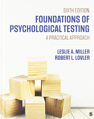BUNDLE: Miller: Foundations of Psychological Testing: A Practical ...