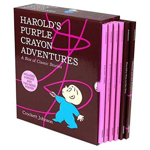 Harold's Purple Crayon Adventures: 6 Picture Book Box Set by Crockett ...