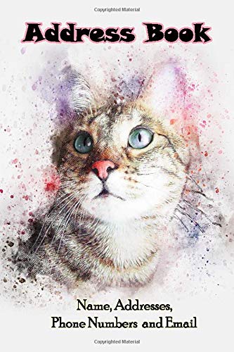Address Book: Small Pocket size : 4x6 Inch : A Cat Cover by Robert M ...