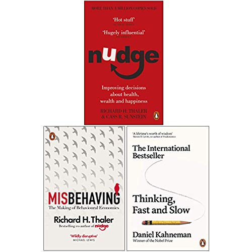 Nudge, Misbehaving, Thinking, Fast and Slow 3 Books Collection Set by Richard H. Thaler | Goodreads