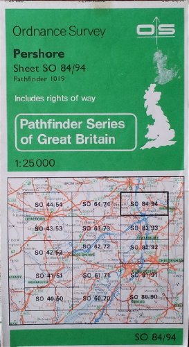 Pathfinder Maps: Pershore Sheet 1019 (SO84/94) by Ordnance Survey ...