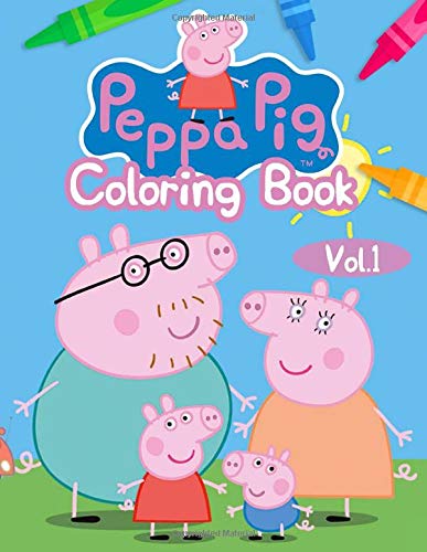 Peppa Pig Coloring Book: Peppa Pig Jumbo Coloring Book With Cool Images ...