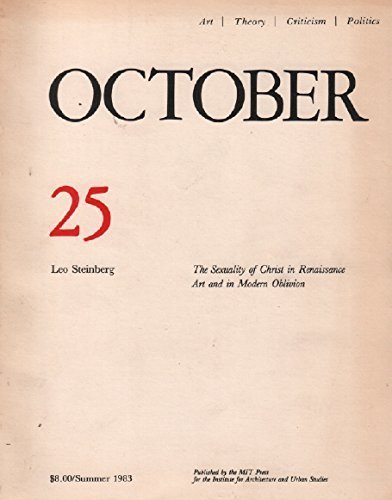The Sexuality of Christ in Renaissance Art and Modern Oblivion (October 25, Summer 1983) by ...