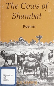 The cows of Shambat: Sudanese poems by Taban Lo Liyong | Goodreads