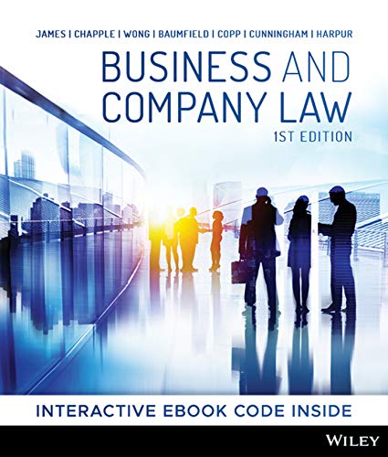 Business and Company Law, Print and Interactive E-Text by Nickolas ...