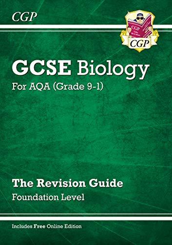 GCSE Biology AQA Revision Guide - Foundation includes Online Edition, Videos & Quizzes by CGP ...